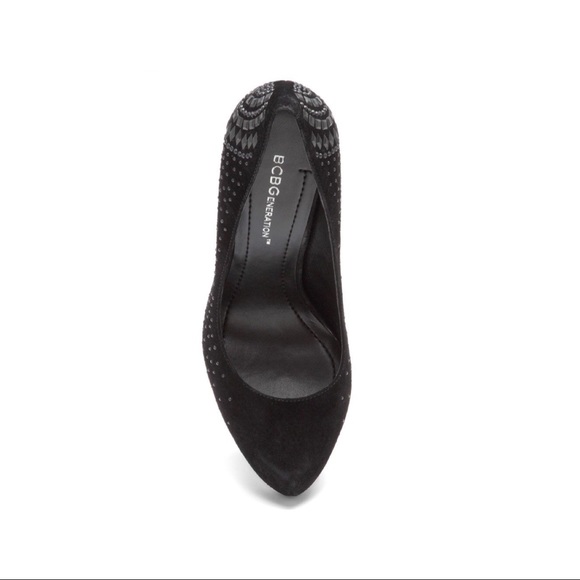 BCBGeneration | Shoes | Bcbgeneration Black Suede Heels | Poshmark